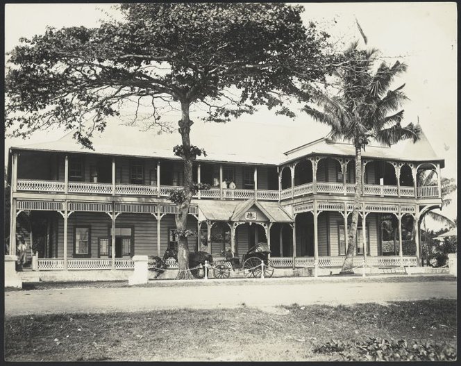 Das historische Apia Court House in Samoa verfällt